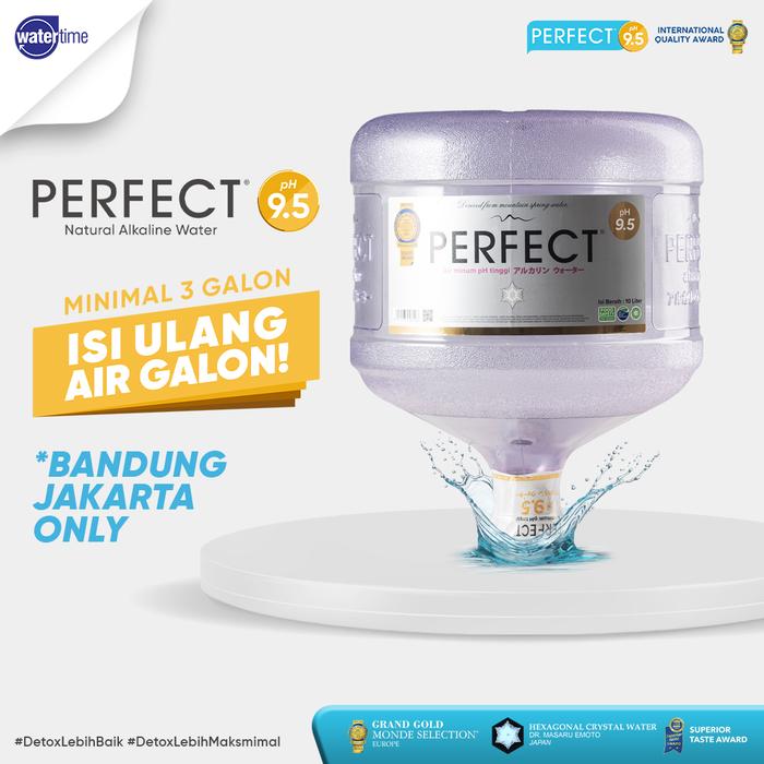 Promo Perfect Alkaline Water Air Isi Ulang 10 Liter PH 9.5 - Jakarta ...