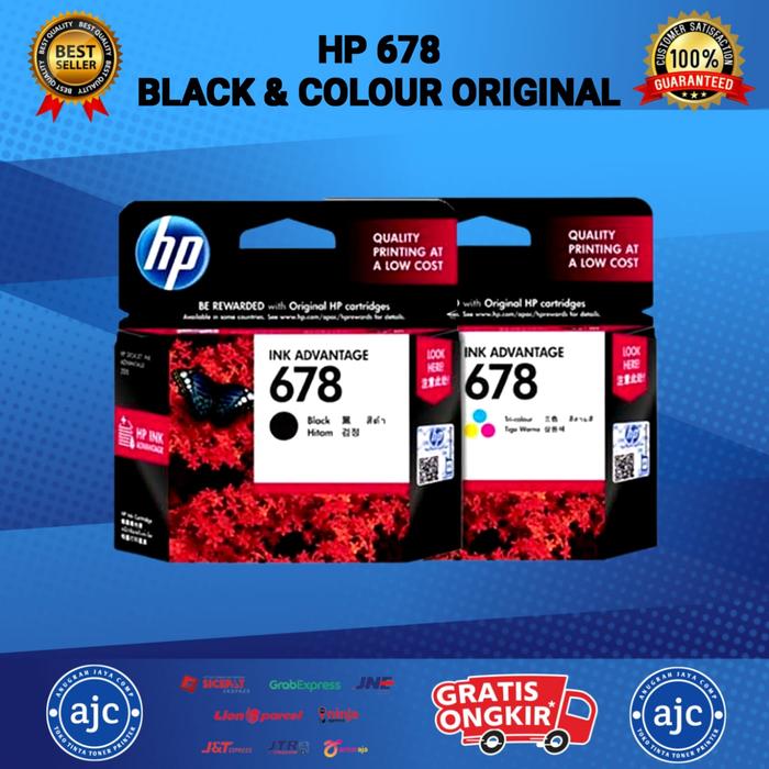 Jual Tinta Printer Cartridge HP 678 Black Original - Jakarta Selatan - anugrah jaya com | Tokopedia