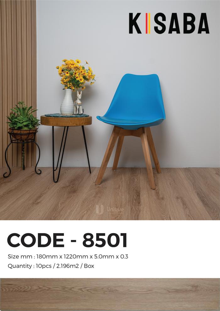 Jual SPC Flooring Kisaba Wood & Concrete / Lantai SPC Motif Kayu ...