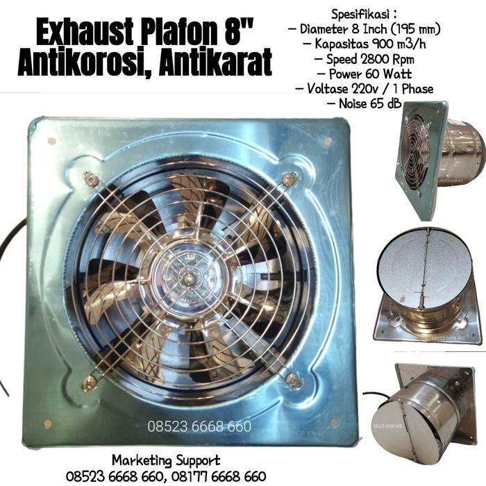 Jual Exhaust plafon 8" Exhaust Toliet, Dapur 8 inch Full Besi - Jakarta ...