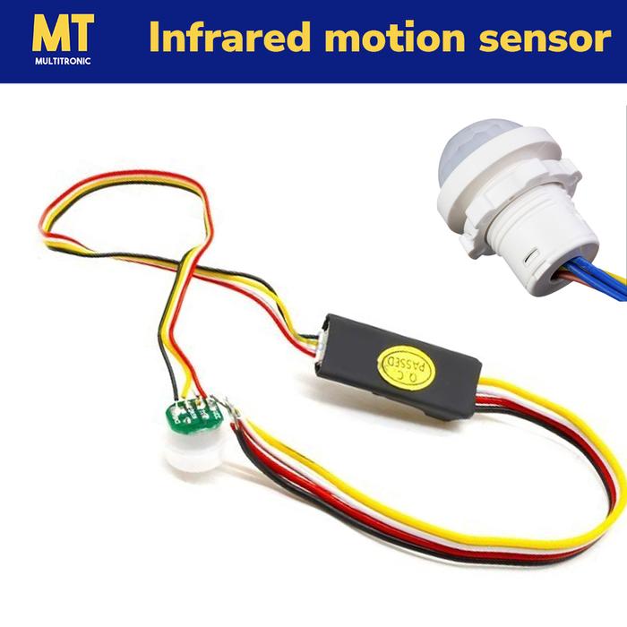 Jual Mini Sensor Detector Switch DC 5-24V 12W Infrared Motion (1587 ...