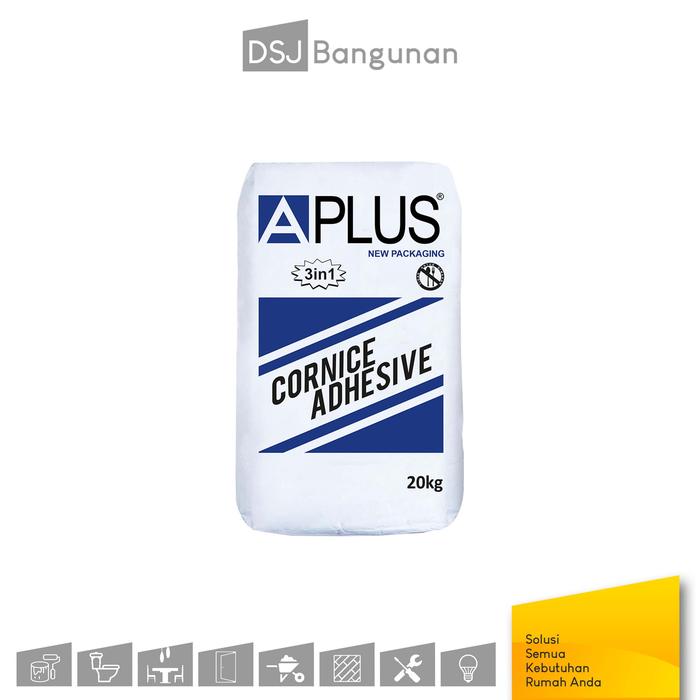 Jual Aplus Cornice Adhesive Compound Gipsum Cornis Gypsum 20kg - Kota ...