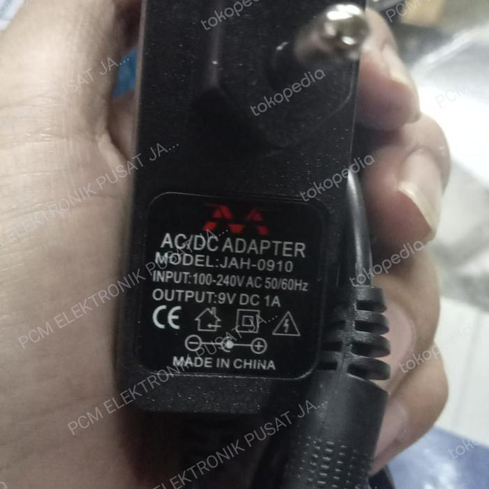 Jual adaptor adapter nb 9v 1a 9 volt 1ampere 1 ampere m mitsuyama = mp ...