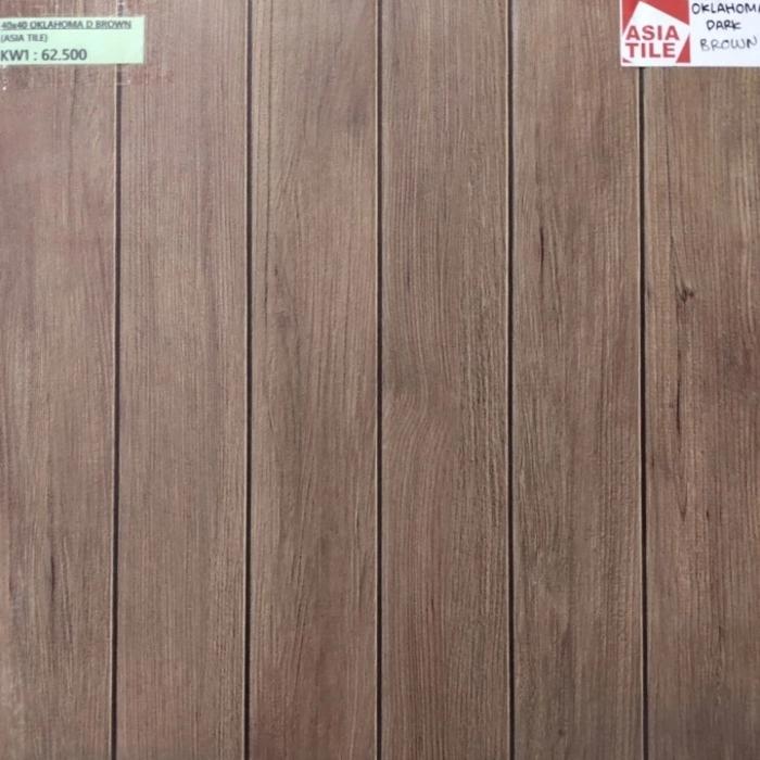 Jual KERAMIK LANTAI OKLAHOMA 40X40 KW1 ASIA TILE TEXTURE KASAR UNTUK ...