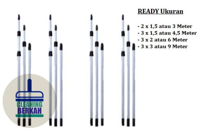 Jual Telescopic / Alumunium Telescopic Pole 6 Meter / Long Stick ...