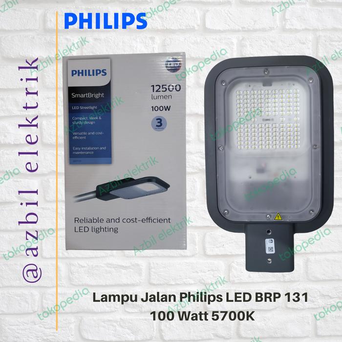 Jual Lampu Jalan PJU 100 Watt Philips LED BRP131 5700K - Putih - Kota ...