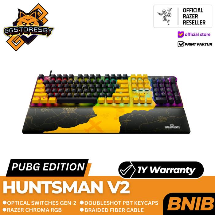 Promo RAZER HUNTSMAN V2 - PUBG EDITION MECHANICAL Gaming Keyboard Cicil ...