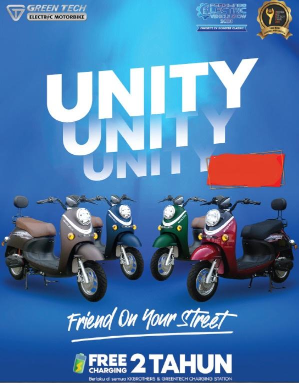Jual Sepeda Motor Listrik GT Unity GreenTech Electric Mototrbike ...