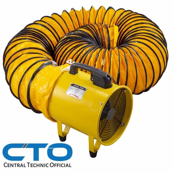 Promo Kipas Blower Ventilator Portable 12 inch CARON Plus Flexible Duct ...