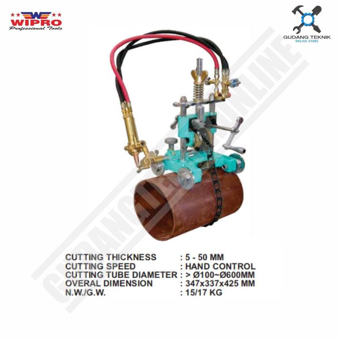 Jual Mesin Potong Pipa Besi Portabel WIPRO CG2-11GB / Hand Pipe Pipa ...