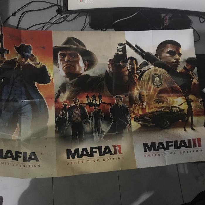 Jual Poster Mafia Trilogy PS4 PS5 copotan kaset bd game cd - Kota ...