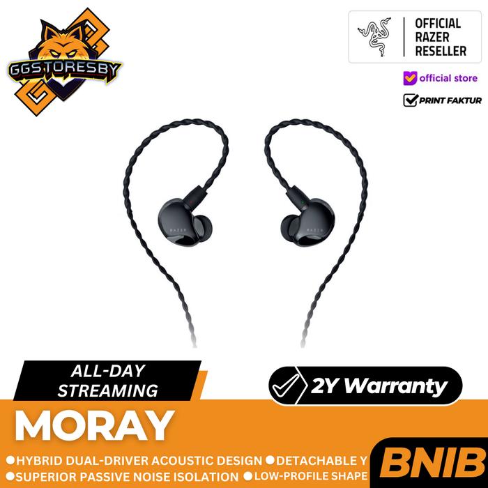 Promo RAZER MORAY In-Ear Monitor Streaming Gaming Headset Cicil 0% 3x ...