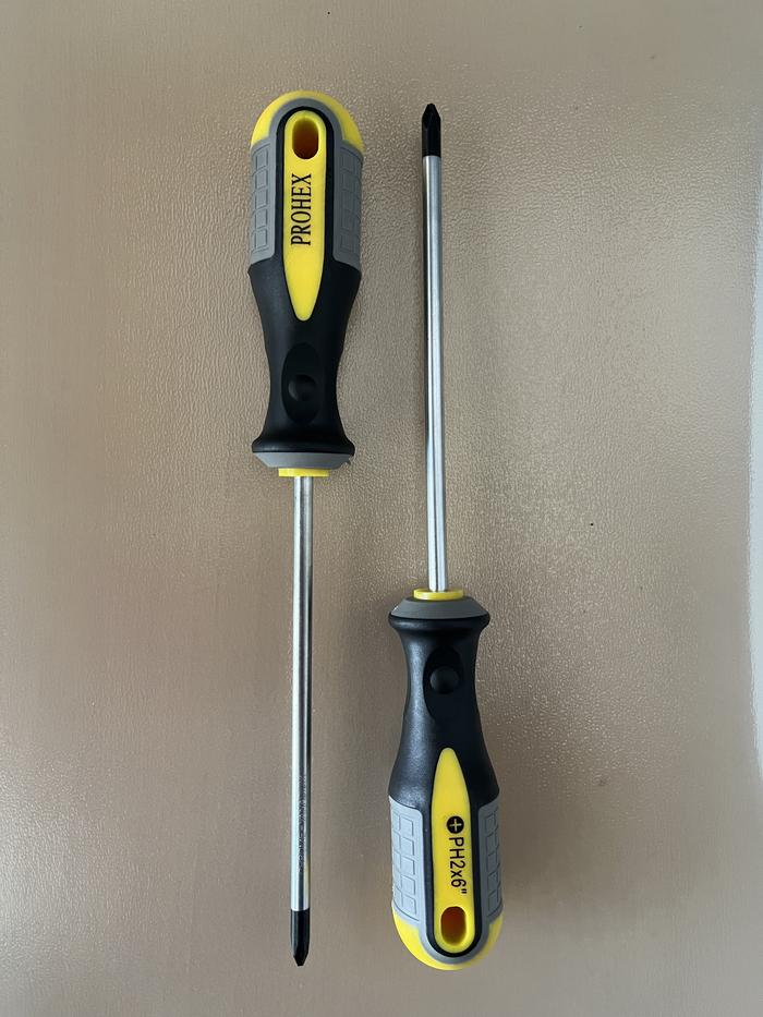 Jual OBENG KARET PROHEX - OBENG PLUS (+) OBENG MINUS (-) - 6" INCH ...