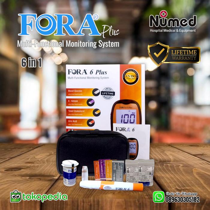 Jual 6 in 1 Multi-Functional Monitoring System Original Fora 6 Plus ...