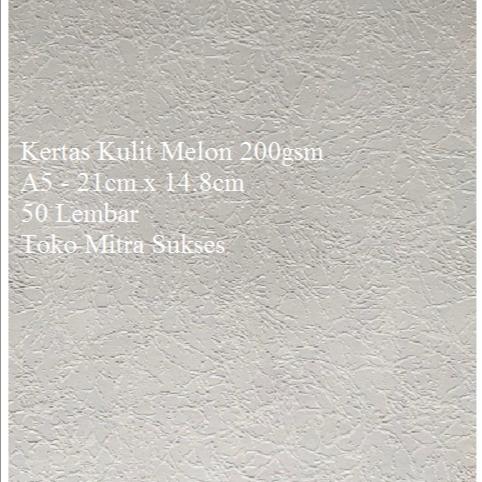 Jual Kertas Kulit Melon A4 isi 50 Lembar - A5 - Jakarta Barat - Toko Mitra Sukses_NEW | Tokopedia