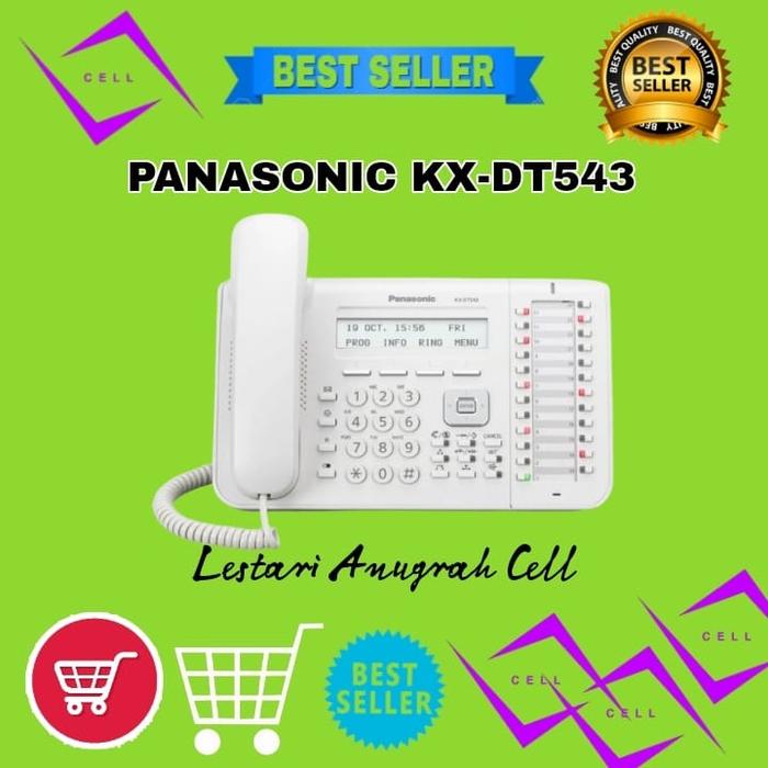 Jual Telepon Panasonic KX-DT543 / Telephone Digital - Master/Key - Putih - Jakarta Barat ...