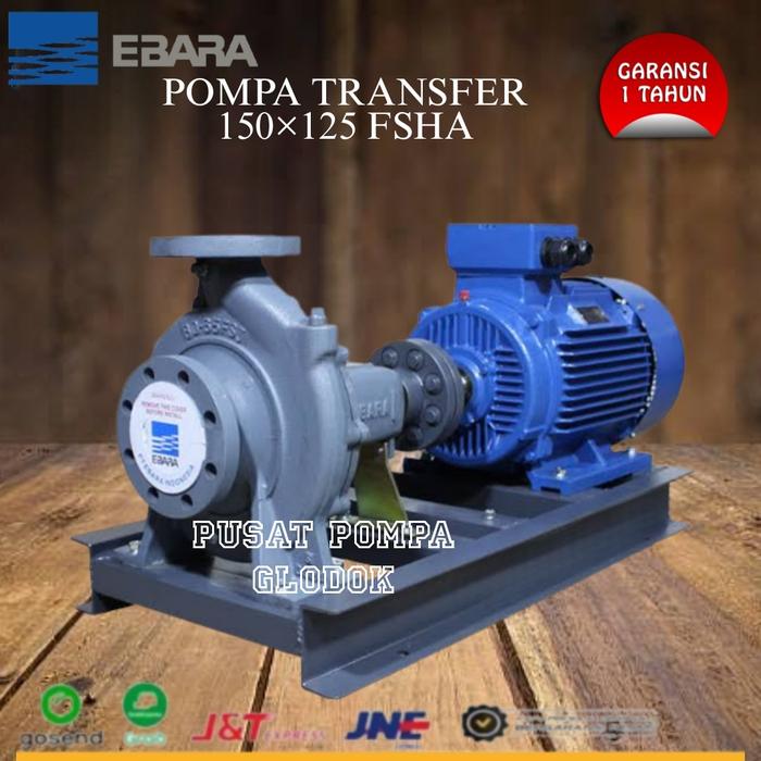 Jual Pompa Centrifugal Ebara 150×125 FSHA MS Motor 15Hp 380V 3Phase ...