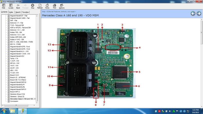 Jual Tutorial Panduan Perbaikan Ecu Car Lokasi Komponen Di Seller ...