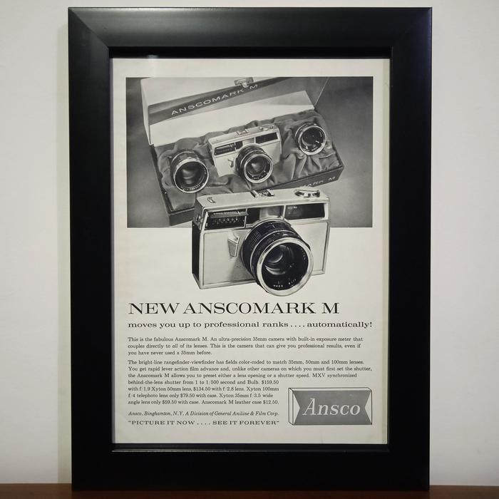 Jual Iklan Jadul ANSCO Anscomark M 35mm Camera Wall Decor Antik Vintage ...