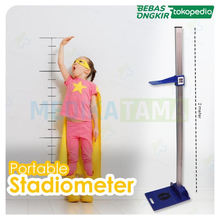 Jual Stadiometer Portable Alat Pengukur Tinggi Badan Dewasa - Jakarta ...