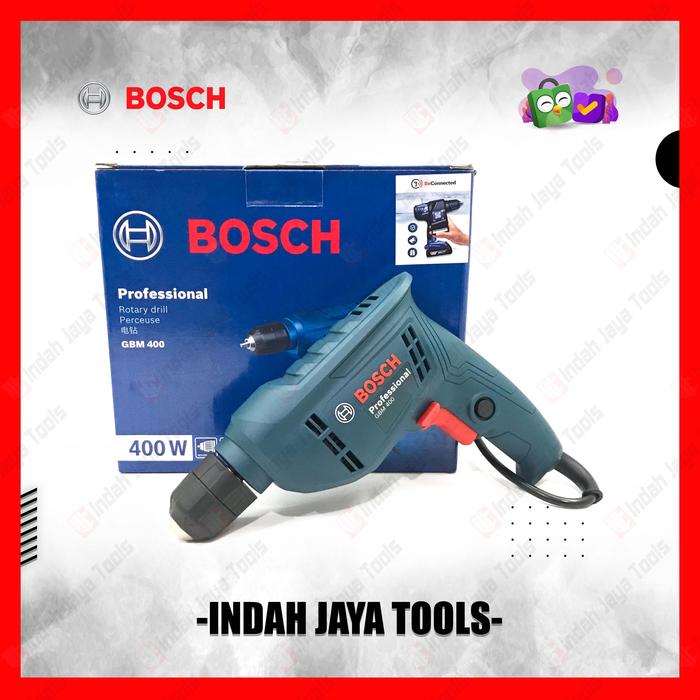 Jual BOSCH GBM400 Mesin Bor Besi Kayu 10 mm - Electric Drill GBM 400 ...