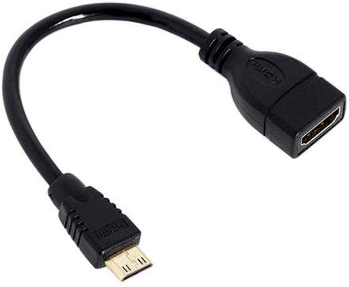 Jual Sku-1322 Kabel Mini Hdmi to Hdmi Female Adapter Cable Mini Hdtv ...