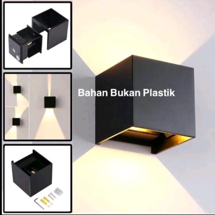 Jual Lampu Dinding 6W LED 2 Arah Wall Light Tembok outdoor watt ...