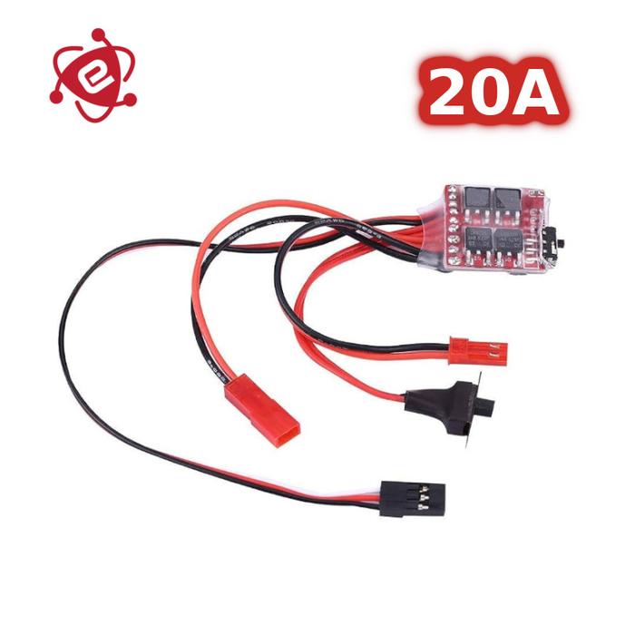 Jual Mini Esc Brushed 30a 20a 10a With Brake Car Boat Tank Train Di ...