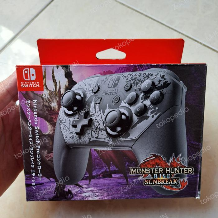 Jual Nintendo Switch Pro Controller Monster Hunter Sunbreak Edition ...