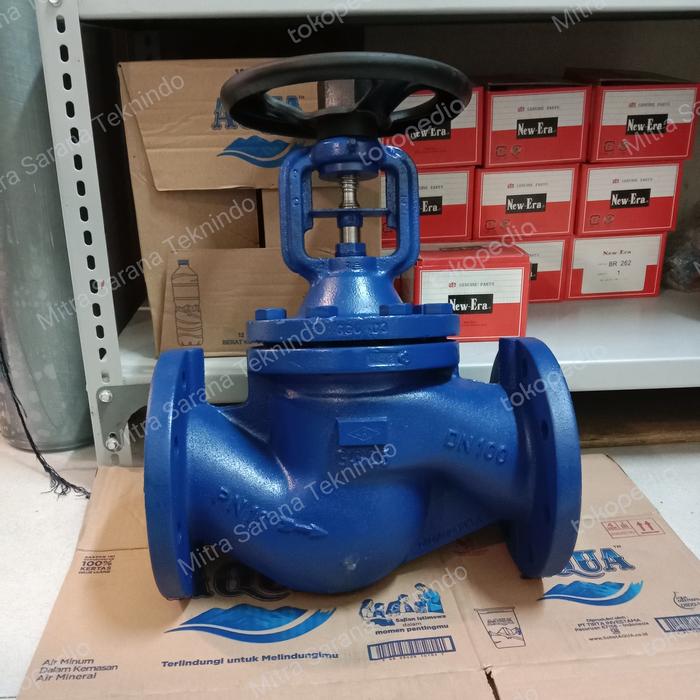 Jual Globe Valve Steam Bellow Seal Ari Faba Armaturen PN16 4 " inchi ...