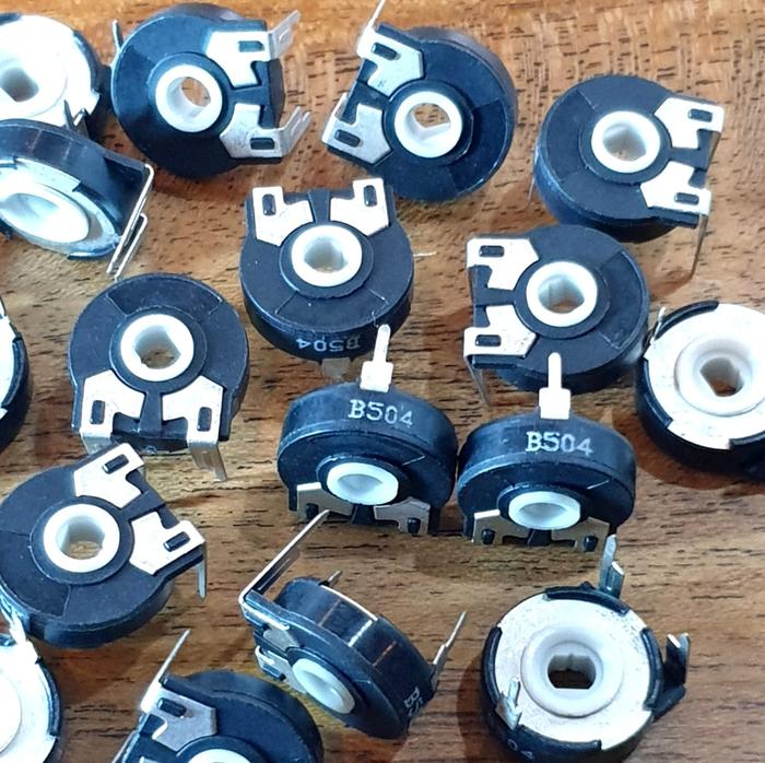 Jual Potensiometer | Potentiometer 500K Ohm Lubang Elips | Elliptical ...