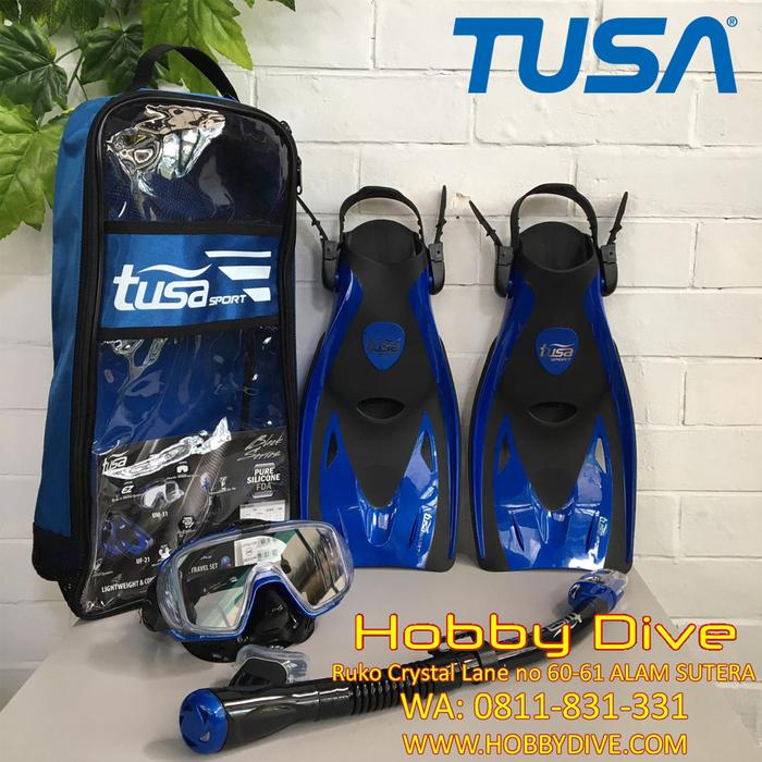 Jual Tusa Visio Tri-Ex Adult Travel Set UP-3521QB-MB Blue Alat ...