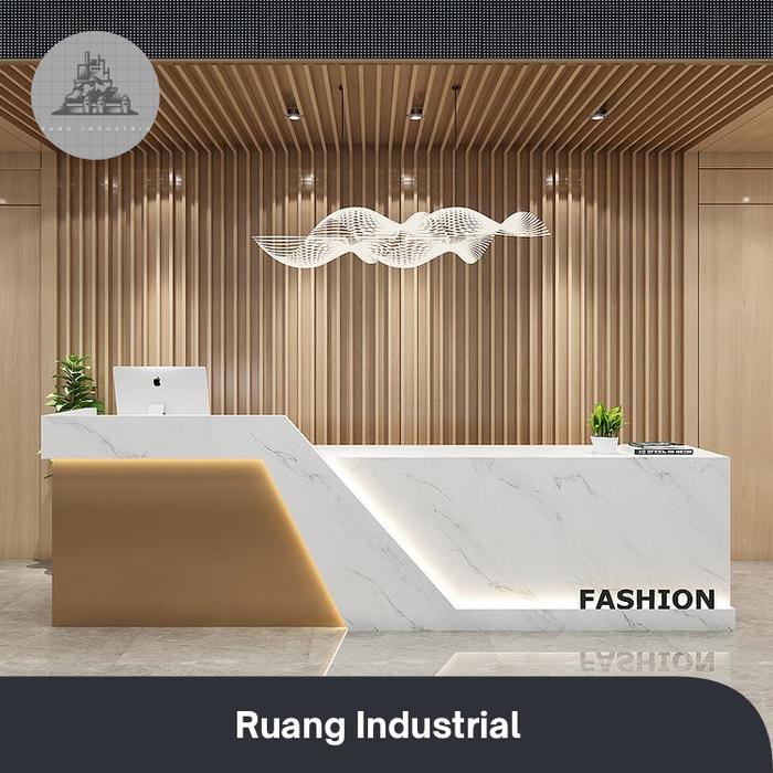 Jual Meja Resepsionis Custom Plywood Fin Hpl Taco Harga Permeter - Kota ...