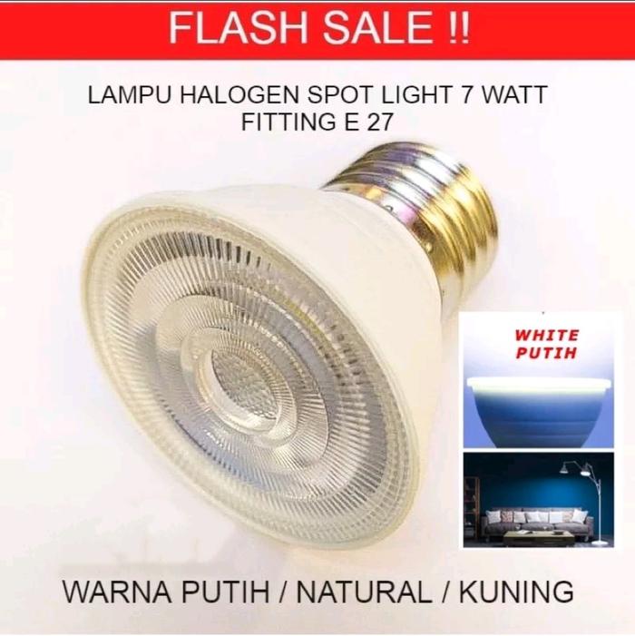 Jual Lampu Sorot Spotlight 7Watt 7w E27 220V MR16 LED Halogen - PUTIH 6000K, E27 - Jakarta Pusat ...