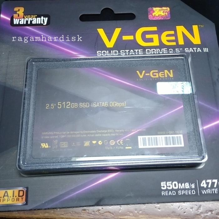 Jual SSD VGeN PLATINUM 2.5" SATA III Solid State Drive 128-256-512GB ...