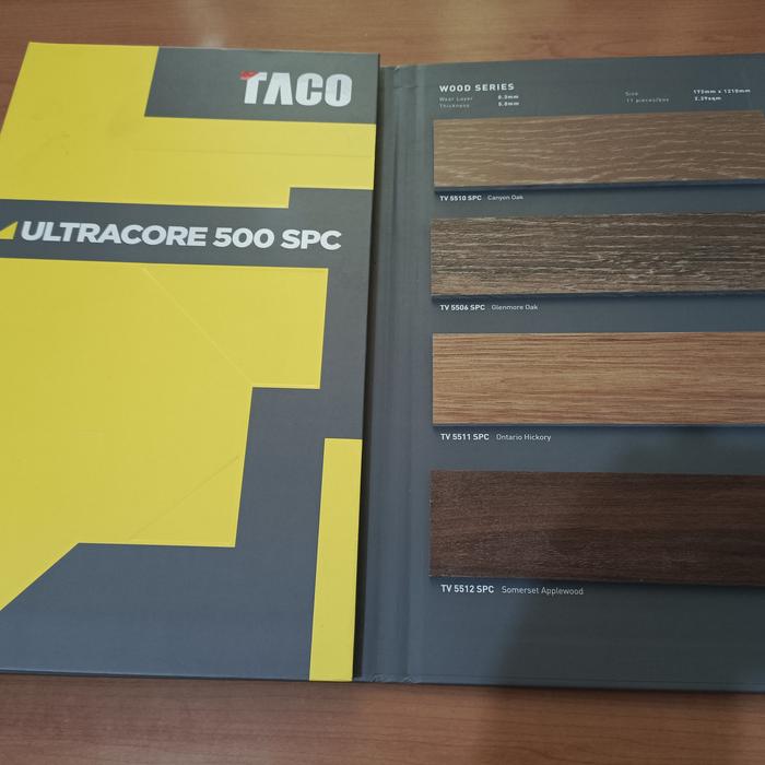Jual Katalog Taco Vinyl Lantai SPC Ultracore 5mm - Kota Bandung - Laris ...