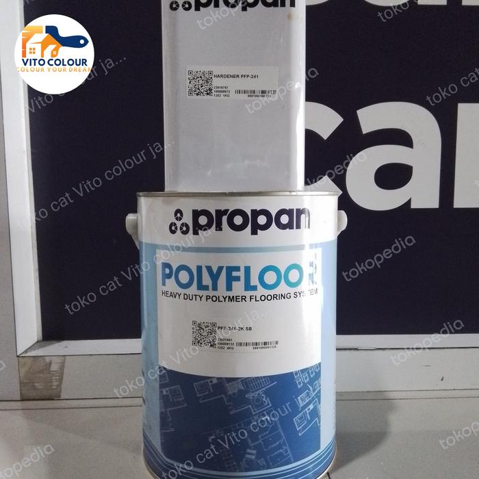 Jual Cat Epoxy lantai PROPAN POLYFLOOR PRIMER PFP-241 2K SB(5KG - SET ...