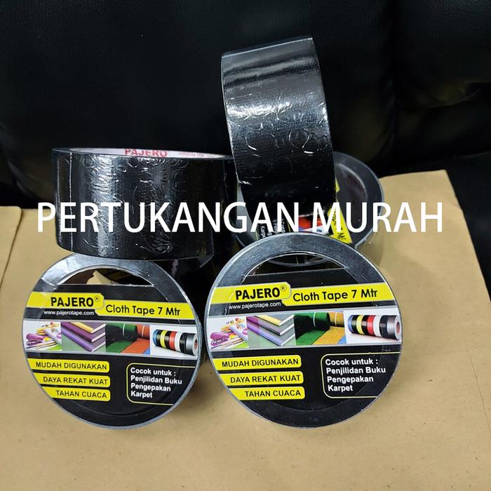 Jual Isolasi Lakban Kain Hitam Pajero 2" x 8 Yard - Kota Surabaya ...