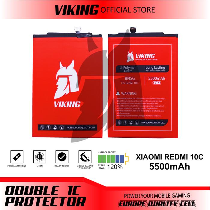 Promo VIKING Baterai Xiaomi Redmi 10c BN5G Double Power - Jakarta Pusat ...