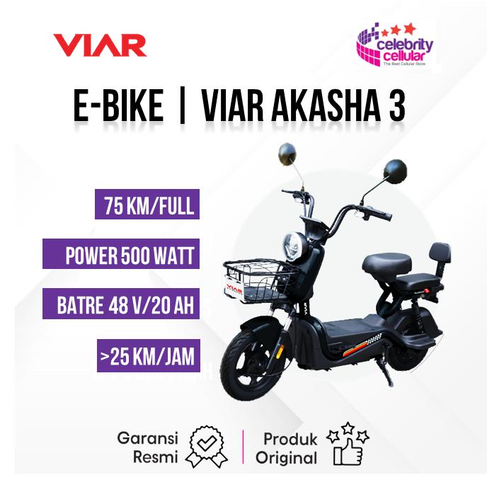 Jual SEPEDA LISTRIK - VIAR AKASHA 3 - GARANSI RESMI - Kab. Karangasem ...