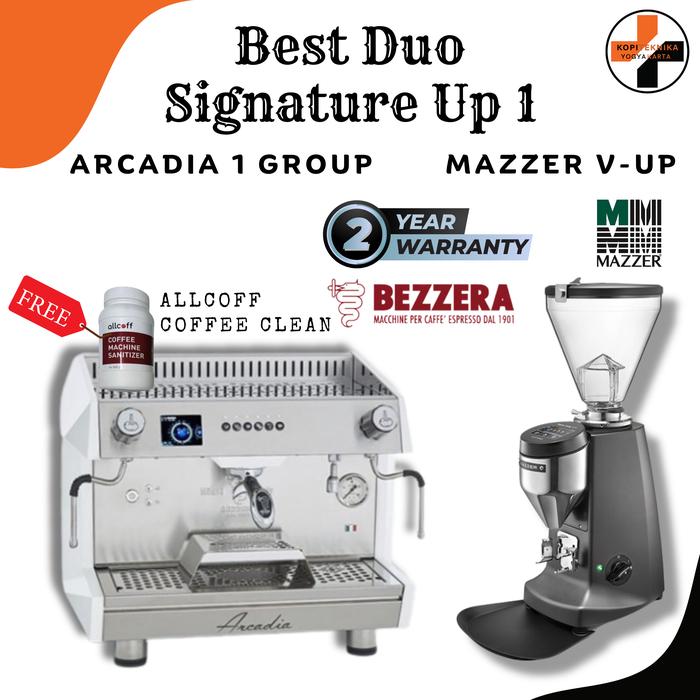 Jual Best Duo Signature Bezzera Arcadia 1Gr dan Mazzer V-Up - Kab. Sleman - Kopiteknika ...