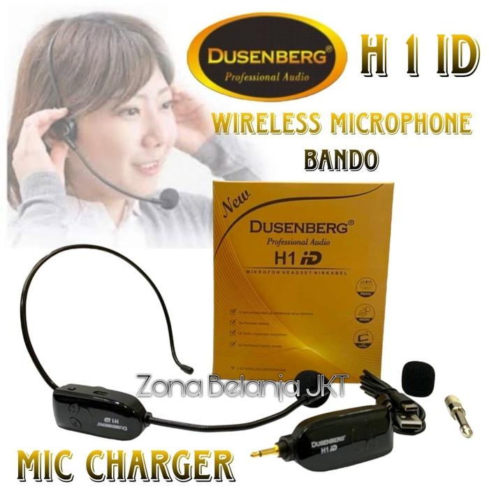 Jual MIC WIRELESS HEADSET BANDO DUSENBERG H1 ID SINGLE HEADSET ORIGINAL ...