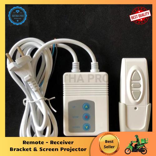Jual Remote Receiver Layar Proyektor Elektrik - Remot Screen Projector ...