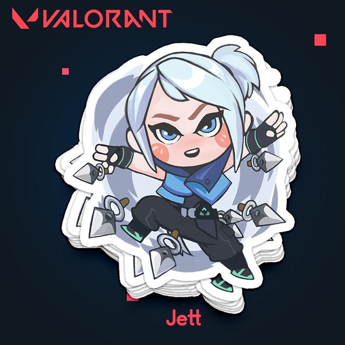 Jual Sticker Jett - Valorant - Kota Tangerang Selatan - sideshop.id ...