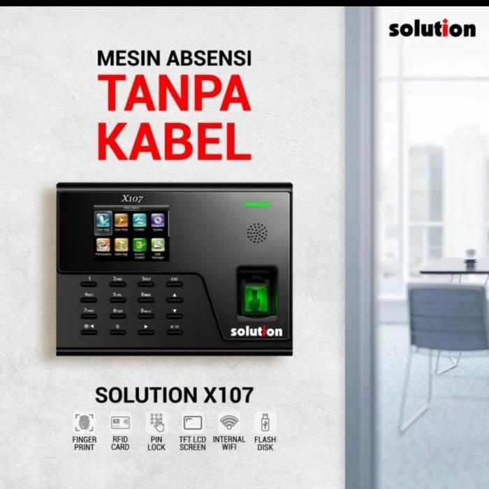 Jual Solution x107 Mesin Absensi Wifi Access Door Fingerprint ADMS ...
