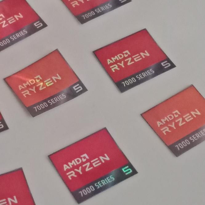 Jual stiker laptop AMD RYZEN 5 7000 series hologram - Kota Bekasi ...