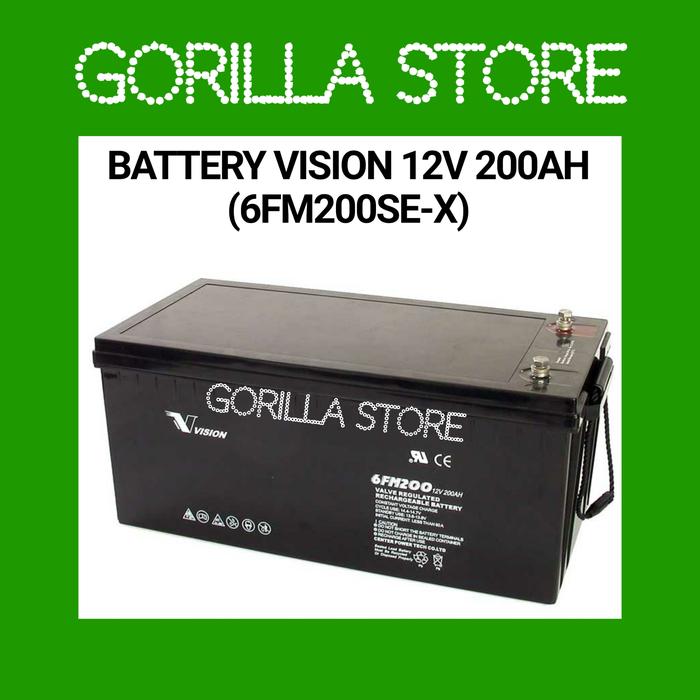Jual Baterai Aki VRLA AGM Vision 6FM200SE-X 12V 200AH - Jakarta Pusat ...