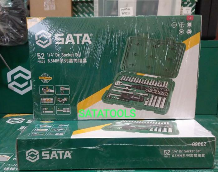 Jual SATA Kunci Socket Set 38 Pcs 1/4 Inch (METRIC) 09002 - Jakarta ...