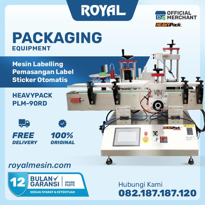 Jual Mesin Labelling Pemasangan Label Sticker Otomatis HEAVYPACK PLM ...