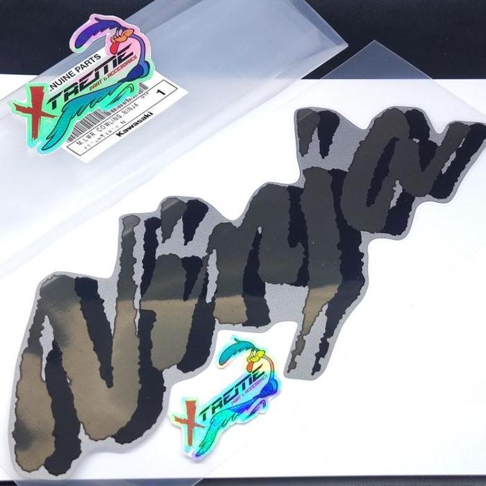 Jual Striping Stiker Fairing Bawah Ninja RR Old ZX Silver ORIGINAL ...